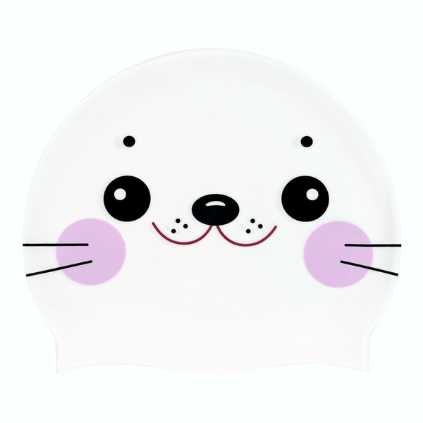 Seal on SB11 Pearl White Spurt Silicone Swim Cap - Spurt Online
