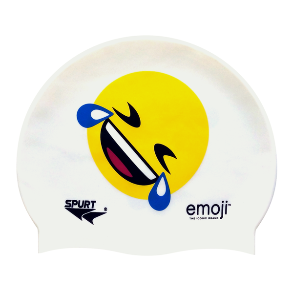 Emoji Laughing with Tears Tilted on F212 Warm White Spurt Silicone Swi ...
