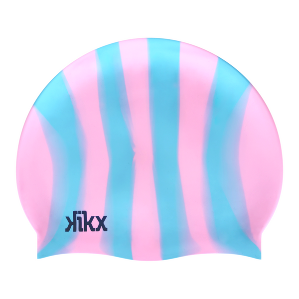 Kikx Multi-Colour Plain MI126 Light Pink and Light Sky Blue Vertical S ...